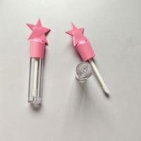 China Red Star Lip Gloss Wand Tubes 25ml Cute Lip Gloss Containers for sale