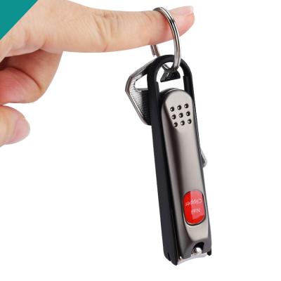 China Strong Large Size Stainless Steel Nail Cutting Clippers  Catcher Customized Logo for sale