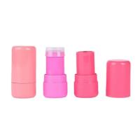 China Customized 5ml Empty Lipstick Containers Screen Printed Pink Lipstick Bottle for sale