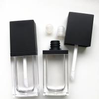 China 8ml ABS Eco Friendly Lip Gloss Tubes Flat Empty Lip Gloss Containers for sale