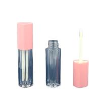 China 3ml Heart Shape Screen Printing Lip Gloss Tubes Custom Cosmetic Container for sale