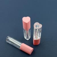China 3ml Heart Shape Screen Printing Lip Gloss Tubes Custom Cosmetic Container for sale
