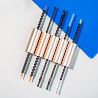 China Double Ended Black Mascara Bottle Customized Empty Eyelash Serum Tube for sale