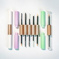 China Double Ended Black Mascara Bottle Customized Empty Eyelash Serum Tube for sale