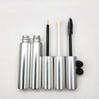 China FOCSTAR Mascara Silver Bottle Refillable Mascara Tube Screen Printing for sale