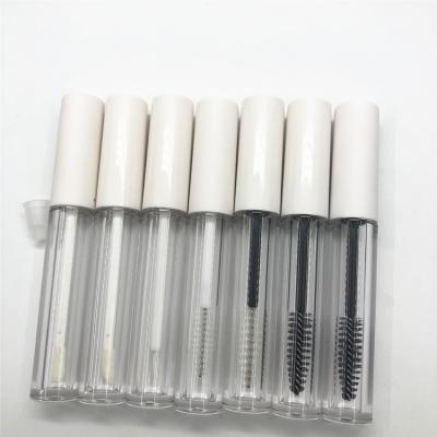 China Wholesale 3ML White Mascara Growth Serum Empty Bottle ABS Custom Logo Cosmetic Packaging for sale