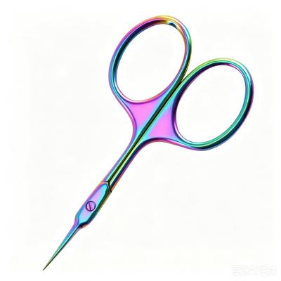 China Russian-style Large Ring Cuticle Removal Stainless Steel Manicure Tool Dead Skin Scissors for sale