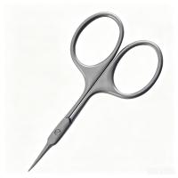 China Russian-style Large Ring Cuticle Removal Stainless Steel Manicure Tool Dead Skin Scissors for sale