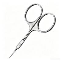 China Russian-style Large Ring Cuticle Removal Stainless Steel Manicure Tool Dead Skin Scissors for sale