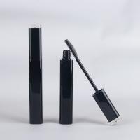 China 16.5ml Square Black Transparent-Top Plastic Screw Cap Mascara Tube for sale
