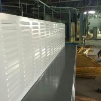 China Louver perforated metal absorptive acoustic sound barrier fence walls for sale