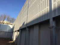 China Louver perforated metal absorptive acoustic sound barrier fence walls for sale