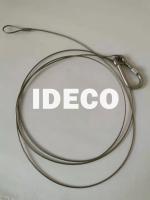 China Secondary Retention wire, Lanyards Retaining Wire with Spring/Snap Hooks, Stainless Steel Cables and Carabiners for sale