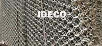 China Amorphous Lining Hexmesh Steel Temp Resistance For Power Plants for sale