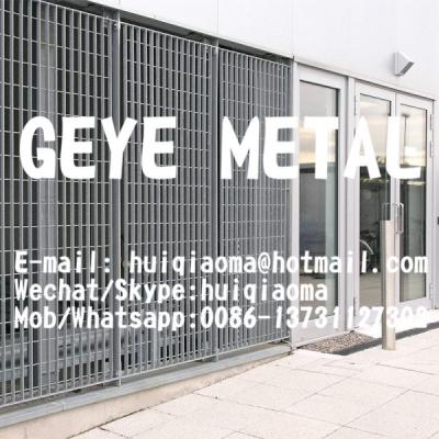 China Anti-Climb Steel Bar Gratings for Wall Claddings|Security Screens|Balcony Balustrades|Green Wall Trellis for sale