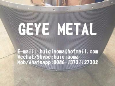 China Wedge Wire Screen Sieve Bends, Static Sieve Bend DSM Screens, SS Run Down Screens Non-Clogging for sale