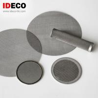 China Custom Stainless Steel Wire Mesh Filter Discs and Cylindrical Filter Elements SS304 SS316 for sale
