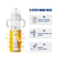 China Fast Rush Self Mixing Baby Bottles With Formula Dispenser Adjustable Temperature Warmer for sale
