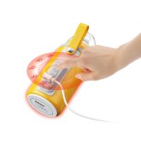 China PU Leather 12V 18W Baby Bottle Warmer With LCD Display 8oz for sale