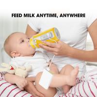 China PU Leather 12V 18W Baby Bottle Warmer With LCD Display 8oz for sale