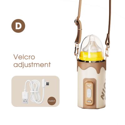 China 5 Temperature Setting Portable Bottle Warmer For Baby Breastmilk Water Milk Heating for sale