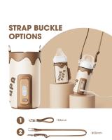 China Portable Usb 10w Infant Milk Warmer Baby Bottle Heater Use To Car Travel Camp for sale