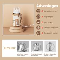 China 9v Portable USB Charging Digital Bottle Warmer electric Baby Milk Sleeve Cover 18w for sale