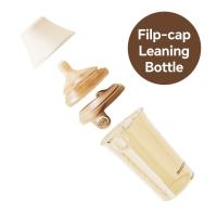 China Hot Selling Anti-Fall 180ML Flip-cap Baby milk Bottle bebes Products With Slow Flow Silicone nipple for sale