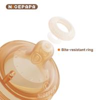 China Off-Center Non-Threaded For Easy Cleaning Glass Flip-cap Baby Bottles Newborn Product Slow velocitys for sale