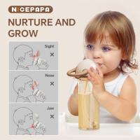 China Slided cap PPSU Sippy Cup Natural Pose Baby Gift anti-choking BPA-Free Bite Resistant Water Sippy kids Baby Love for sale
