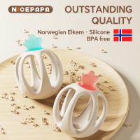 China NICEPAPA EXPLORES 100% Food Grade Silicone Baby Teether Sensing Soothing Baby Products (Pink) for sale