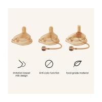 China High Quality Glass Flip-cap Bottle Bite Resistant Durable nipple Suitable For Newborn Babies Like for sale