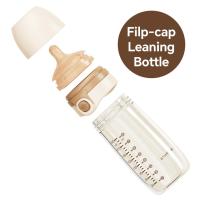 China High Quality Glass Flip-cap Bottle Bite Resistant Durable nipple Suitable For Newborn Babies Like for sale