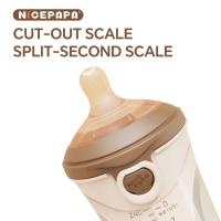 China NICEPAPA FLIP-CAP Durable BPA-Free Food Grade Silicone Baby Bottle Hollow Scale Easy Grip (Cross hole M) for sale
