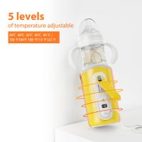 China 3 In 1 Travel Formula Dispenser Bottle USB Baby Milk Feeding Glass Bottle BPA Free for sale