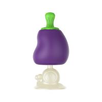 China Baby Nipple Silicone Teether Pacifier Food Grade BPA Free With Cover Box for sale