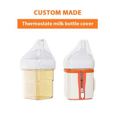 China Square Travel Portable Baby Bottle Warmer USB PU Leather 10W 4 - 5oz for sale