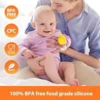 China Carrot Shape Infant Teething Toys Skin Like silicone Soothing For 0 - 6 Months for sale