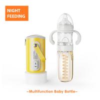 China Outdoor Travel Breast Milk Glass Bottle 3 In 1 Home Baby Glass Feeding Bottle for sale