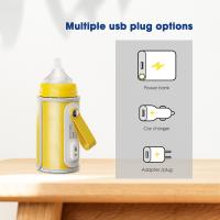 China Baby Milk Portable Travel Bottle Warmer Formula USB Thermostat 42℃ for sale