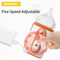 China Nice Papa Temperature Control Bottle Warmer Lightweight USB Charging 10W for sale