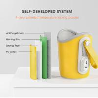 China Night Feeding Portable Travel Bottle Warmer Keeper PU leather USB For Breastmilk for sale