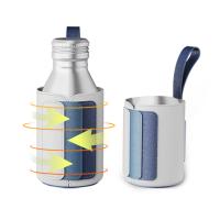 China 10W - 27W Newborn Bottle Warmer Sleeve PU leather Temperature Control for sale