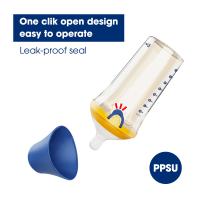 China 240ml Milk Newborn Anti Colic Bottles PPSU Wide Neck BPA Free for sale