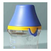 China Plastic Flip Cap 8 Oz Milk Bottles Anti Colic PPSU BPA Free 180ml / 240ml for sale
