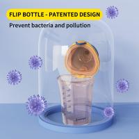 China Slow Medium Fast Flow Flip Cap Baby Bottle PPSU PVC Free 180ml Anti Colic for sale