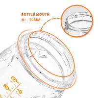 China Anti Colic Self Mixing Baby Bottles 240ml Smooth Flow Newborn Glass Bottles for sale