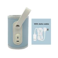China Smart Portable Baby Bottle Warmer 10W USB Milk Heater Thermostat 42 Degree for sale