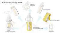 China Multi Function Formula Mixing Baby Bottle Anti Colic 8 Ounce Glass Milk Bottles for sale