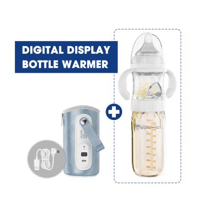 China Night Feeding  baby bottle with Formula Dispenser Adjustment Temperature Warmer  Portable 3 In 1 Quick Rush Baby Bottle for sale